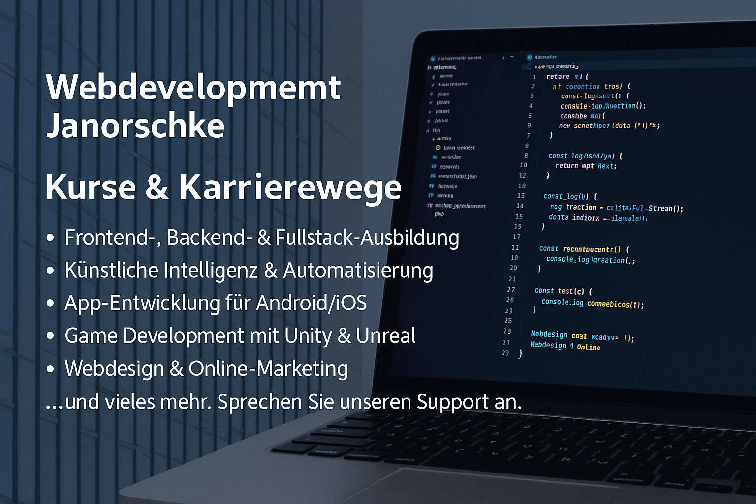 Webdev Janorschke | Programmier- & Designkurse